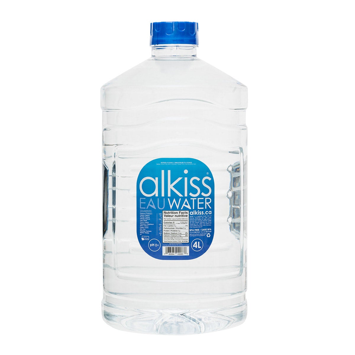 Alkiss® Alkaline Water 4L x4 | aIkiss® Water Burnaby